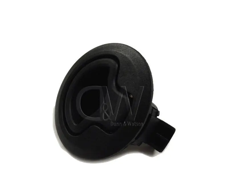 Black Finger Pull Latch | Single Round-Hole Installation