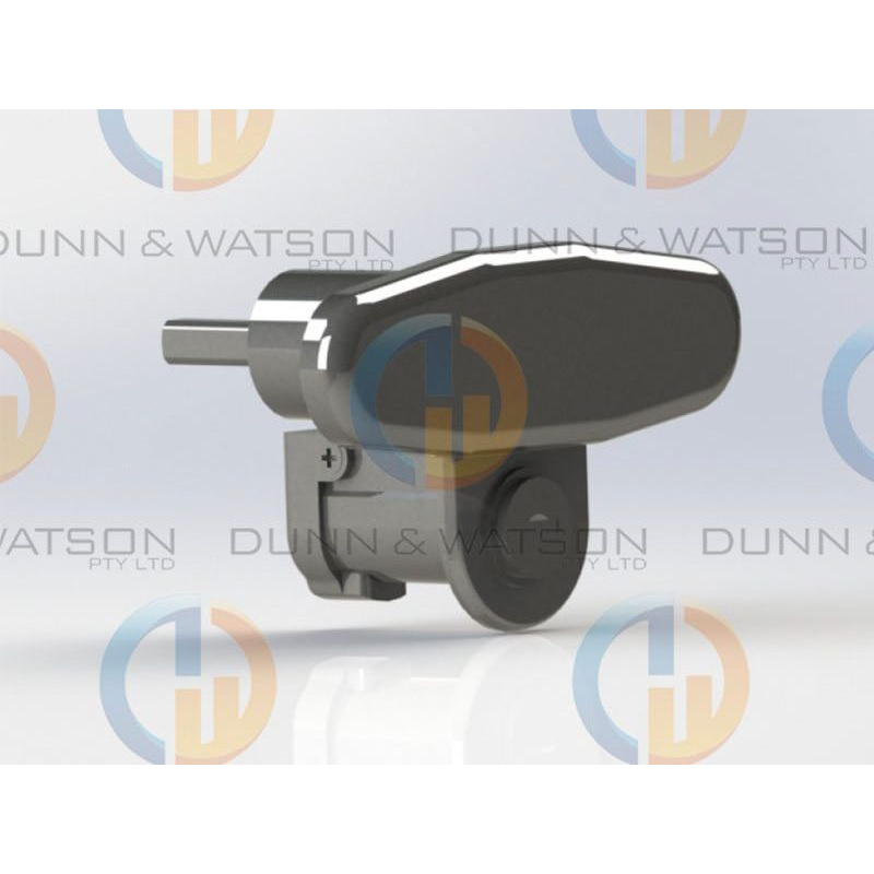 Pop Up T Handle | Key Locking | Black Powder Coated